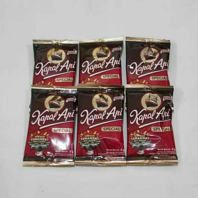 Jual Kopi sachet kopi Kapal Api mini Renceng 6gr. | Shopee Indonesia