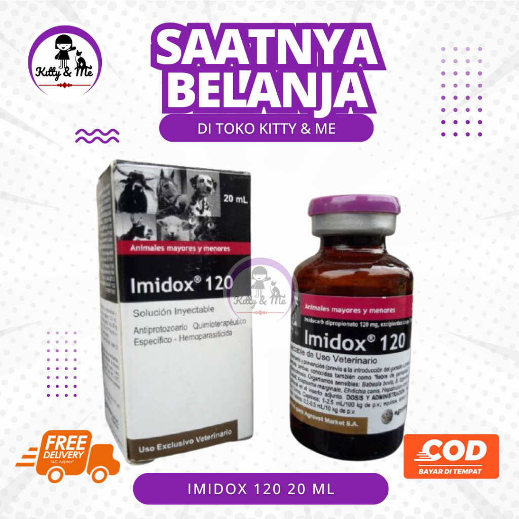 Jual IMIDOX 120 20 ML - Anti Parasit Darah untuk Hewan | Shopee Indonesia