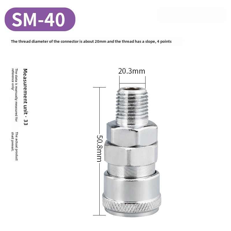 Jual Quick Coupler 40 SM Fitting Pneumatic | Shopee Indonesia