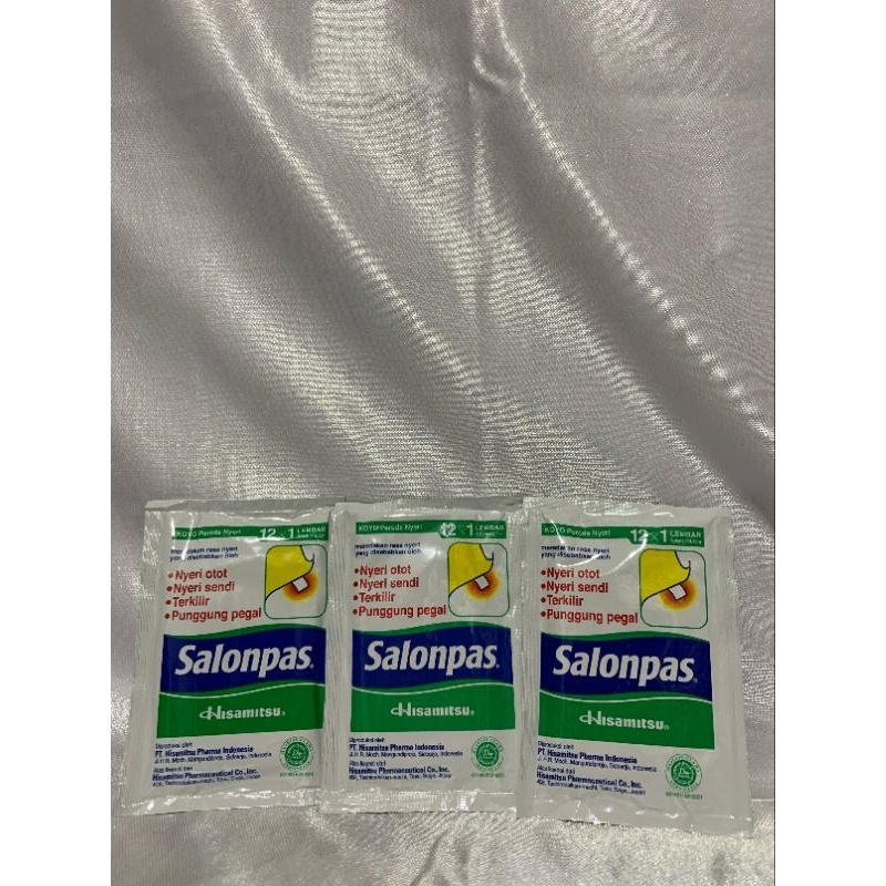 Jual SALONPAS 1sachet isi 12 lembar | Shopee Indonesia