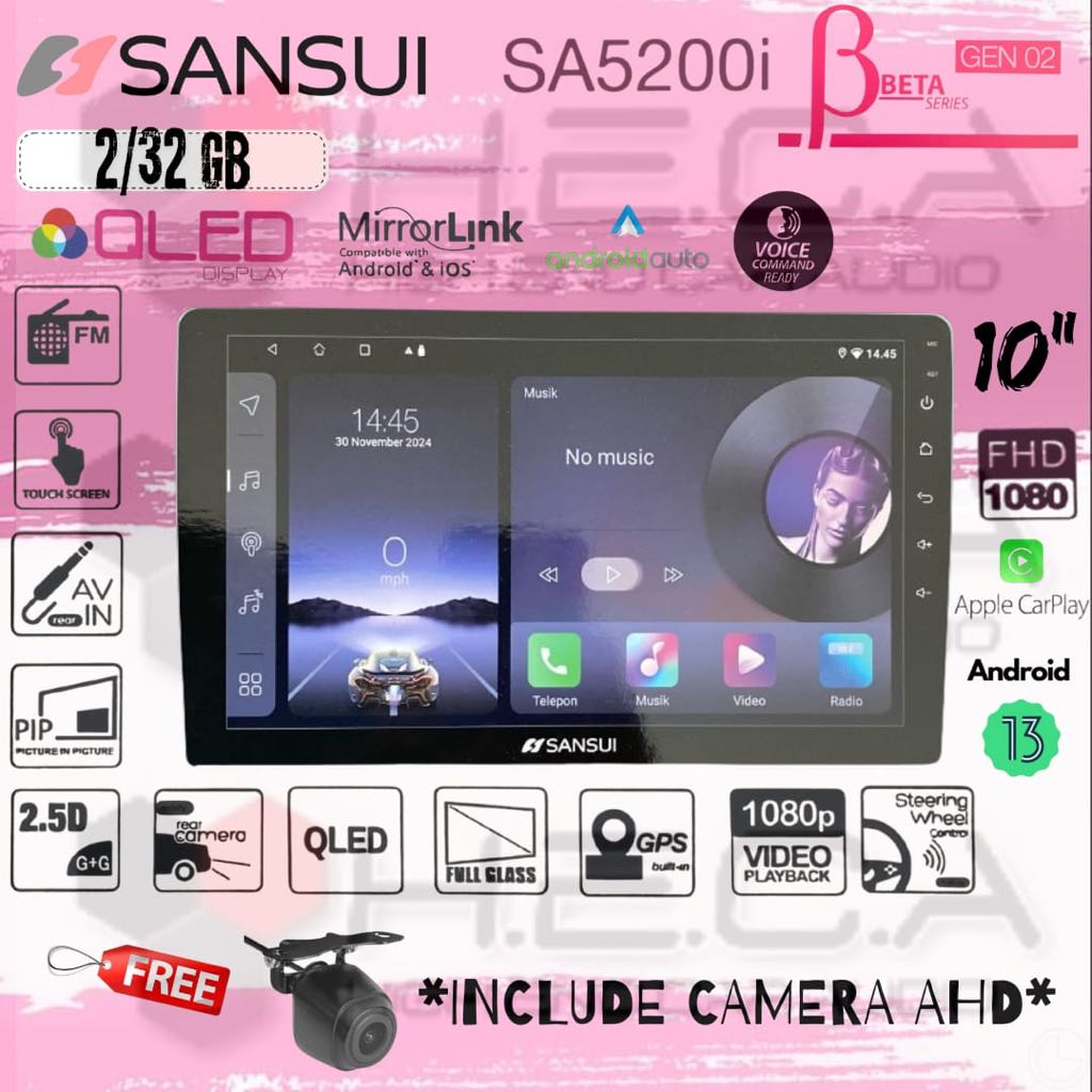Jual Sansui BETA Series Gen2 QLED 2/32 GB Android 10" Inch SA-5200I G2 ...