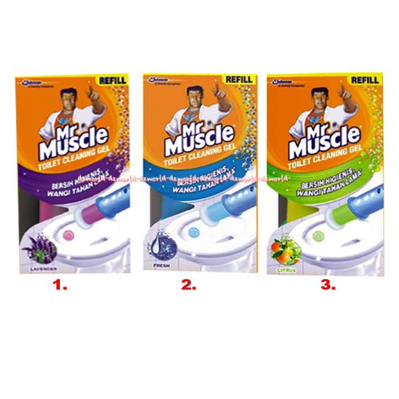 Jual Mr Muscle Toilet Cleaning Gel Isi Ulang Pewangi Kloset WC MrMuskle ...