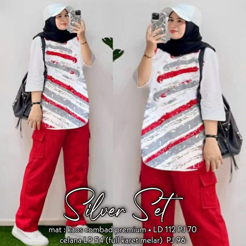 Jual Setelan Merah Putih Cewek Terbaru 2025 Hut Ri 80Th Stelan Oneset ...