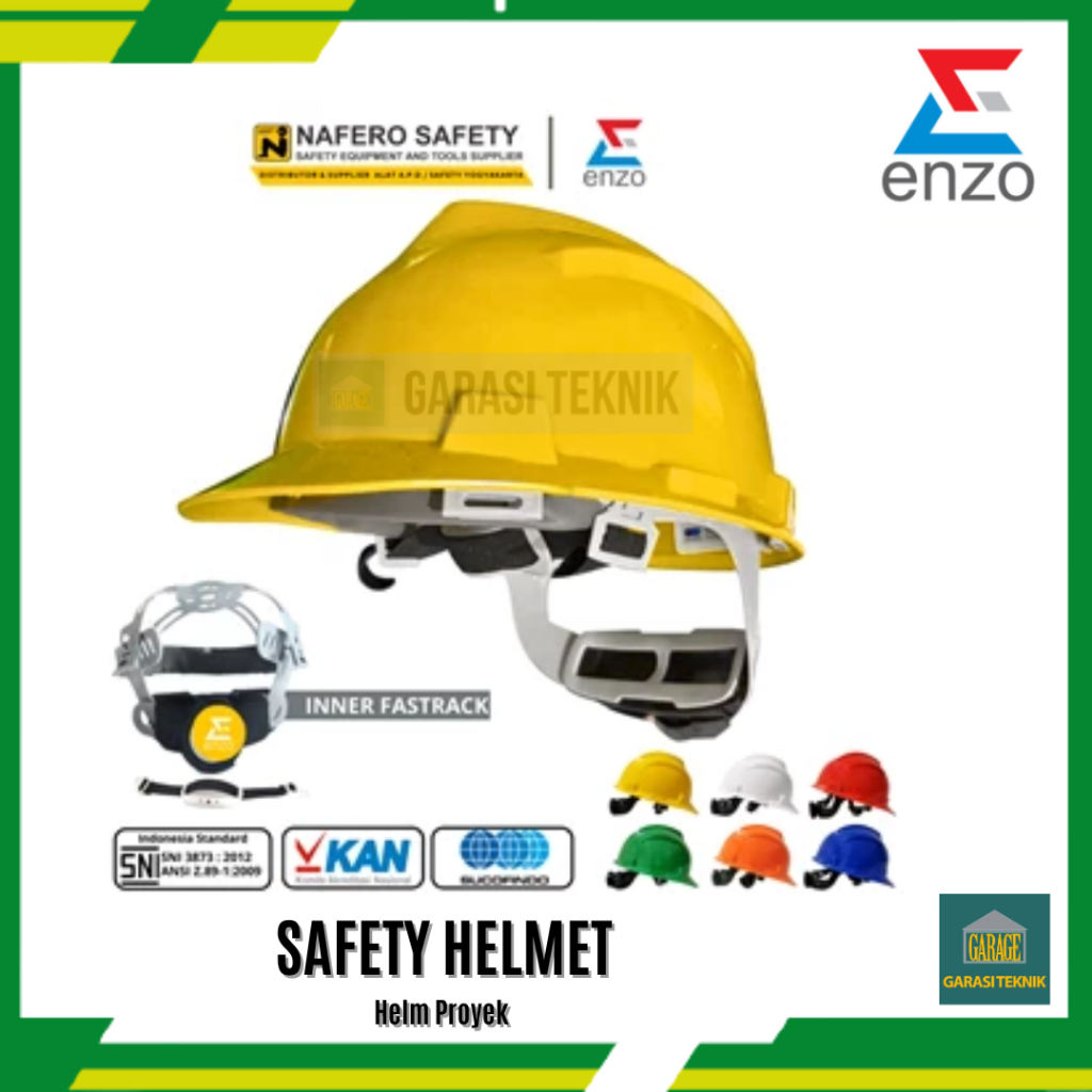 Jual ENZO HELM PROYEK safety SNI | Shopee Indonesia