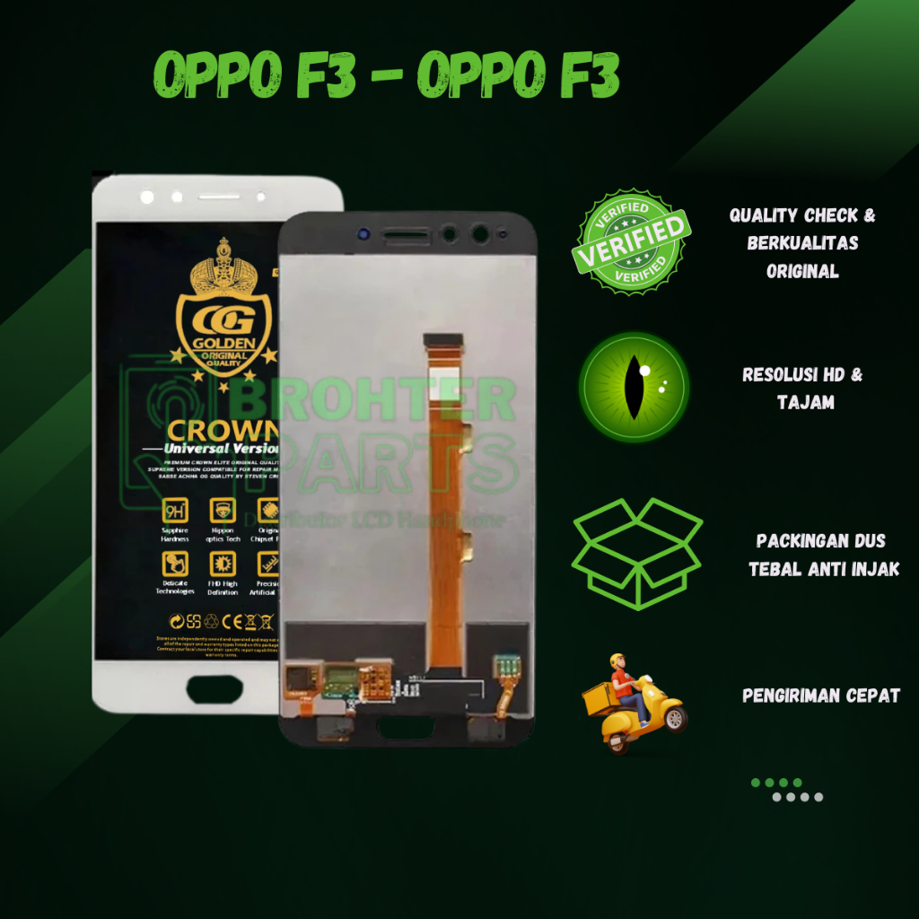 Jual LCD OPPO F3 - OPPO F3 ORIGINAL LCD TOUCHSCREEN 1SET COMPLETE ...
