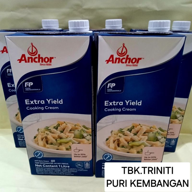 Jual Cooking Cream Anchor 1Liter [ Extra Yield ] | Shopee Indonesia