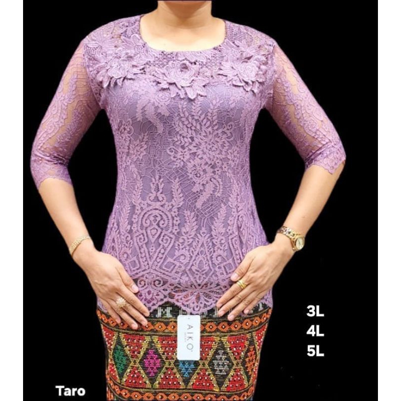 Jual Blus semi prancis mix brokat hoki di dada lapis katun khusus warna ...