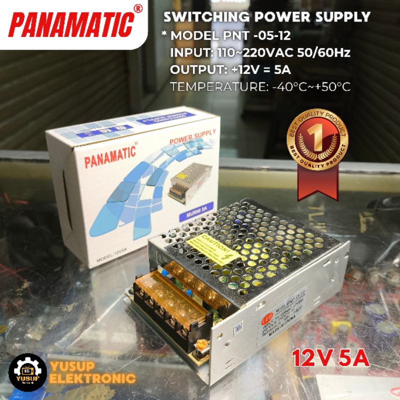 Jual Power Supply Adaptor 12V 5A Model Jaring 60 Watt Travo untuk LED ...
