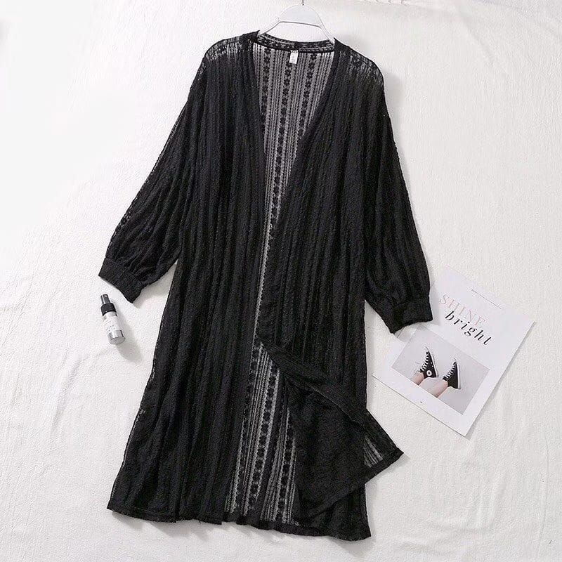 Jual Long cardigan brokat panjang baju kondangan burkat premium ...