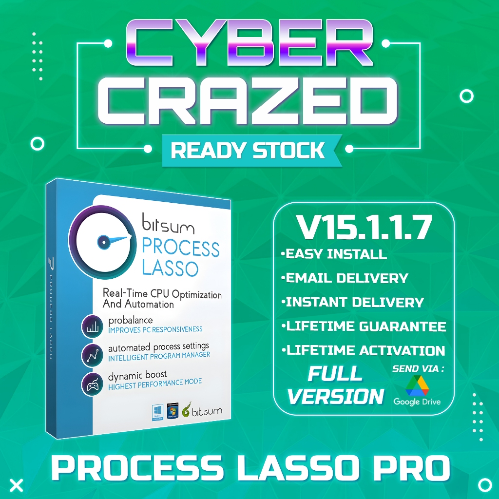 Jual Process Lasso Pro 15.1.1.7 Full Version (Versi Terbaru) | Shopee Indonesia
