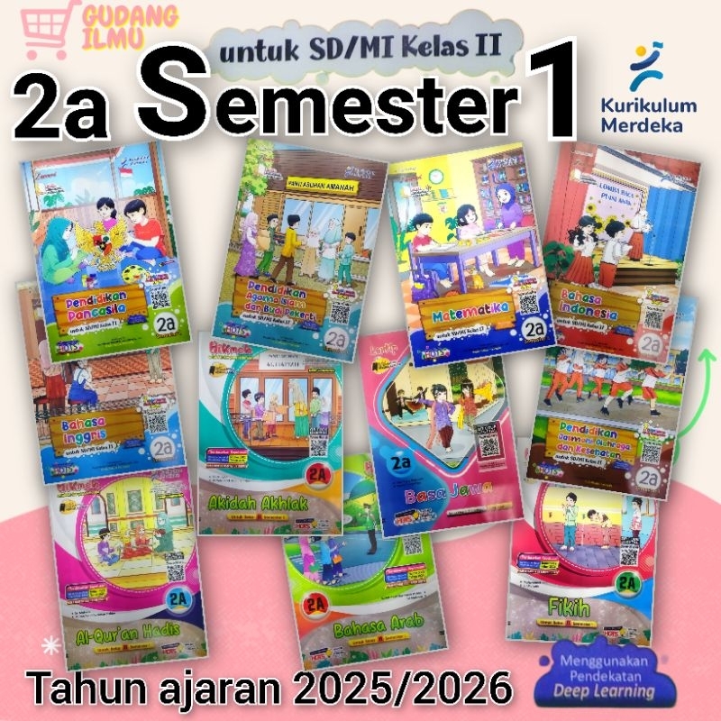 Jual Lks SD Kelas 2 b Semester 1 kurikulum merdeka 2025/2026 2a l putra ...