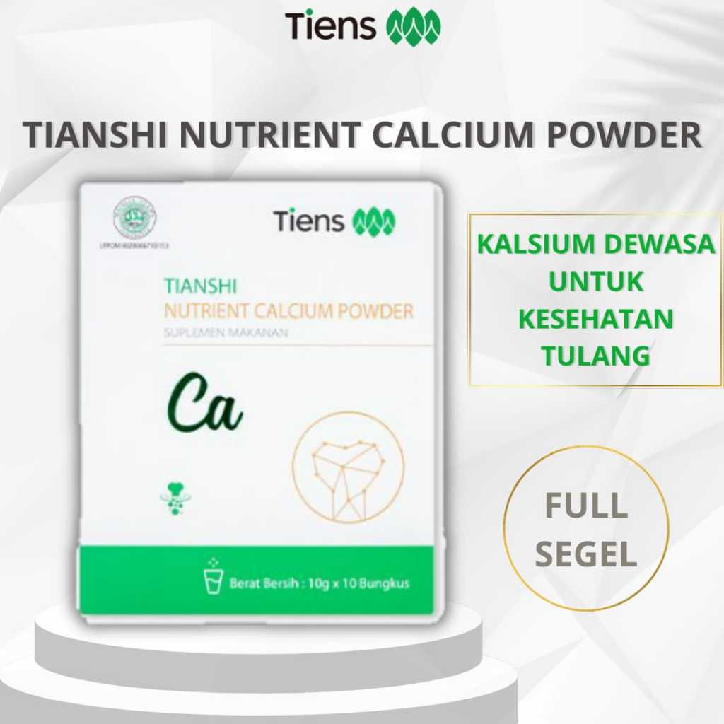 Jual TIENS Nutrient Calcium Powder Susu Kalsium Dewasa Untuk Patah ...