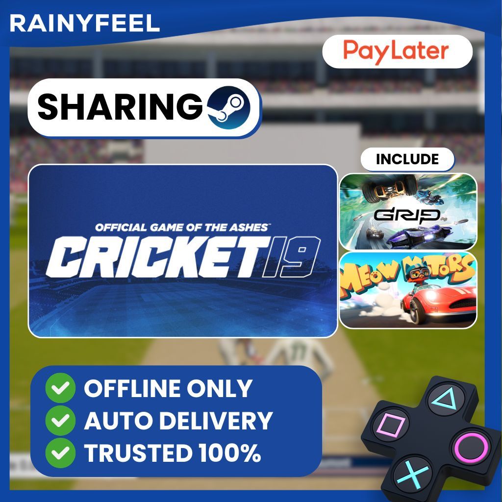 Jual [BONUS STEAM KEY] Cricket 19 (Sharing With GRIP: Combat Racing ...