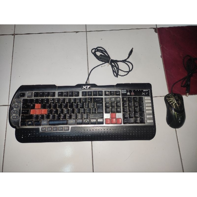 Jual Mouse Keyboard A4tech x7 spider | Shopee Indonesia