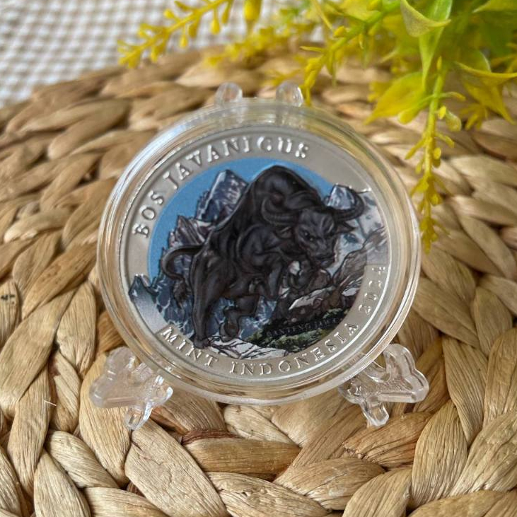 Jual perak mint indonesia/logam mulia perak/perak banteng warna/perak ...