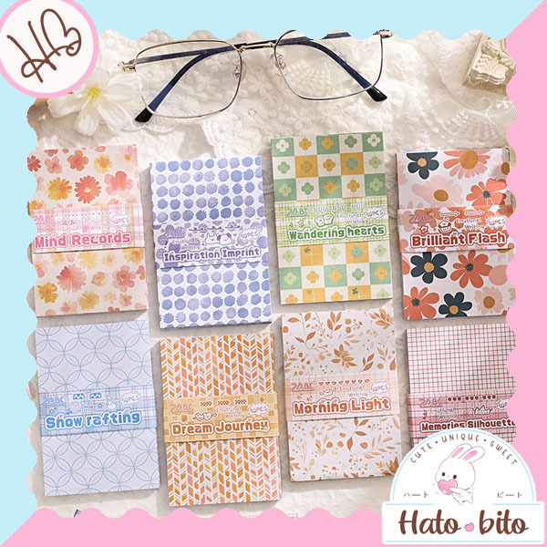 Jual 1 set isi 50 pcs emotional writing deco paper vintage estetik ...