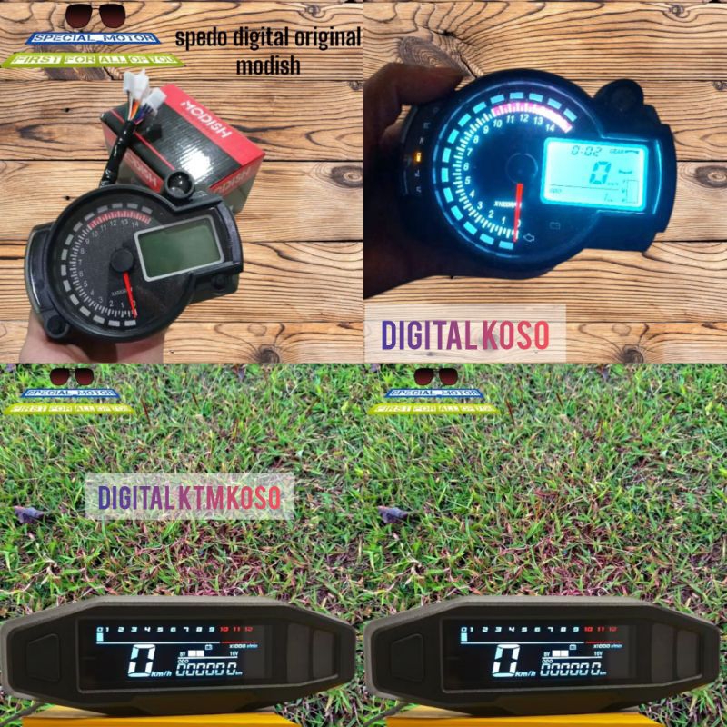 Jual SPIDOMETER DIGITAL RX2N KTM ORIGINAL 100% MODISH MODEL SPIDOMETER KOSO UNIVERSAL CUSTOM ...
