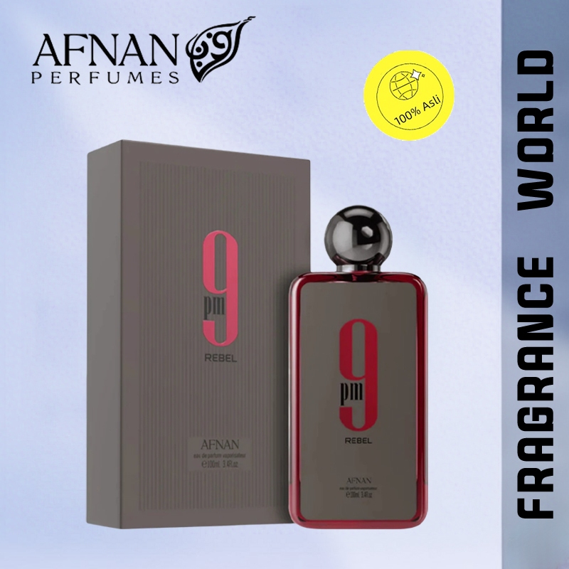 Jual Afnan 9 PM Rebel EDP 100ML/Afnan Indonesia Official/Afnan Official Store/Afnan Parfum/Afnan ...