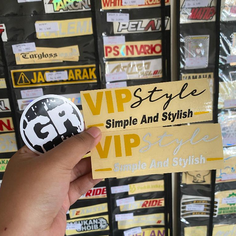 Jual Stiker Cutting VIP STYLE | Shopee Indonesia
