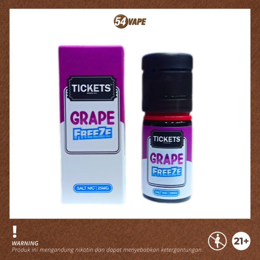 Jual Tickets Grape Freeze Salt 30ml | Shopee Indonesia