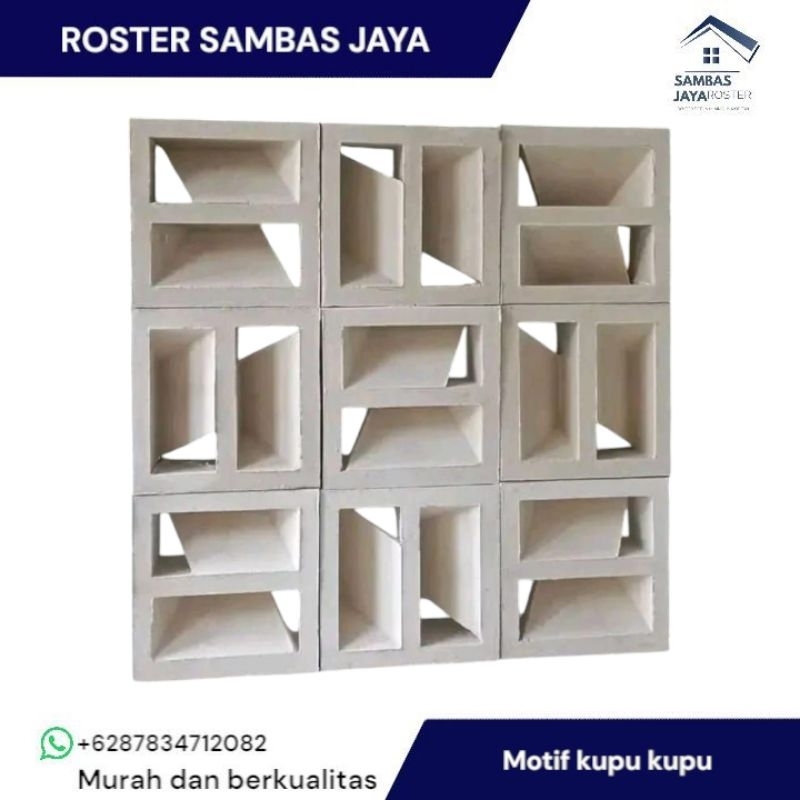 Jual Roster beton,Roster minimalis,Roster modern lubang angin motif ...