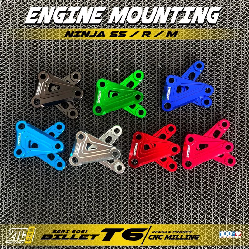 Jual PANGKON MESIN NINJA R NINJA SS CNC ENGINE MOUNTING NINJA SS v2 BY ...
