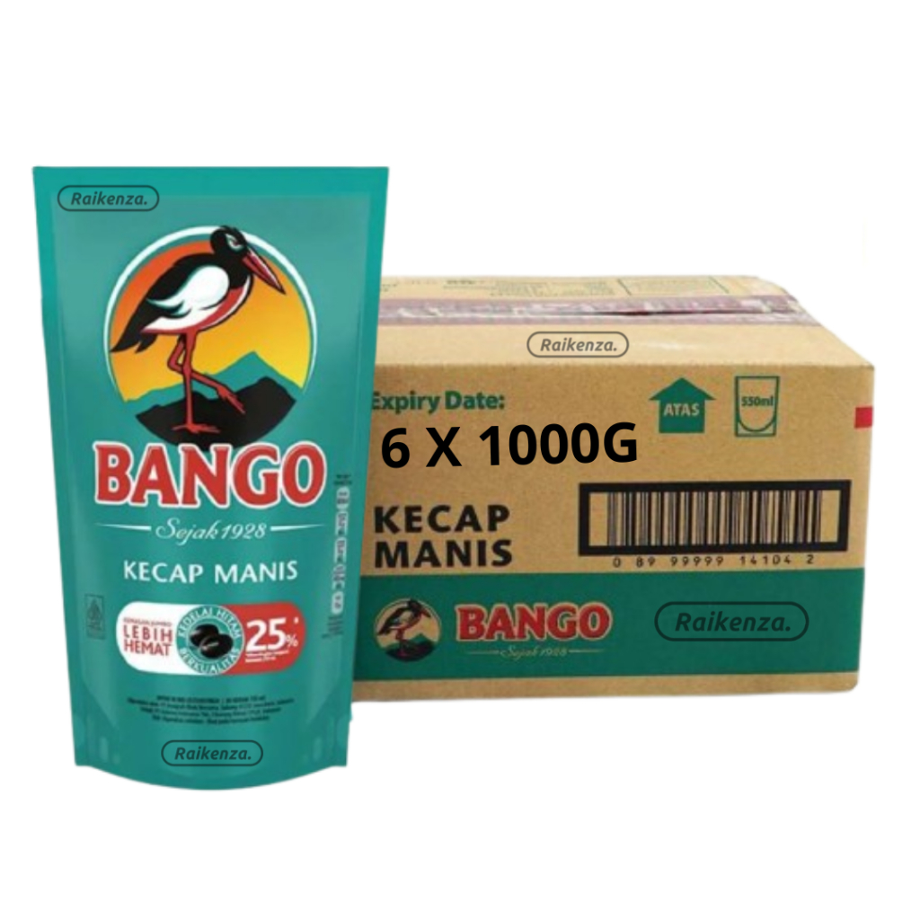 Jual Kecap Manis Bango Pouce 1000gr/950gr 1 Dus Isi 6 Pcs ( 1 Karton ...