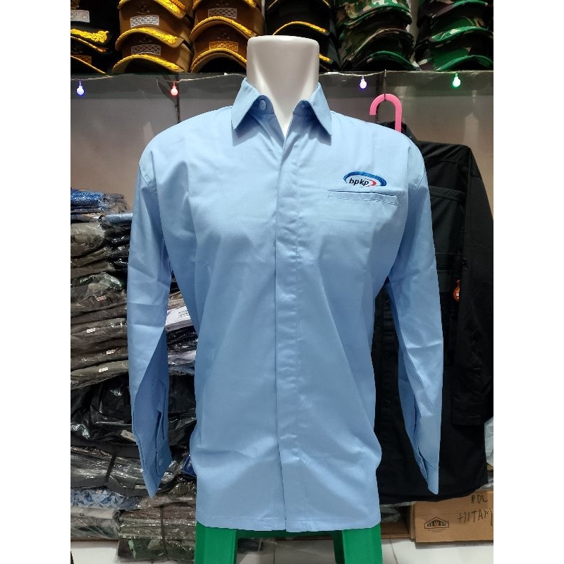 Jual Kemeja BPKP Seragam BPKP Biru Muda Panjang | Shopee Indonesia