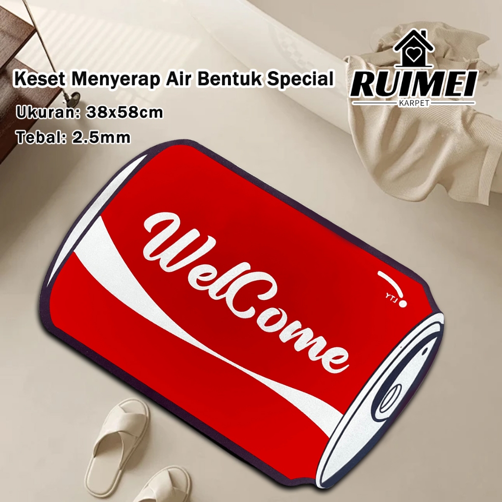 Jual RUIMEI Keset Menyerap Air Bentuk Special Terbaru uk 38x58cm Anti ...