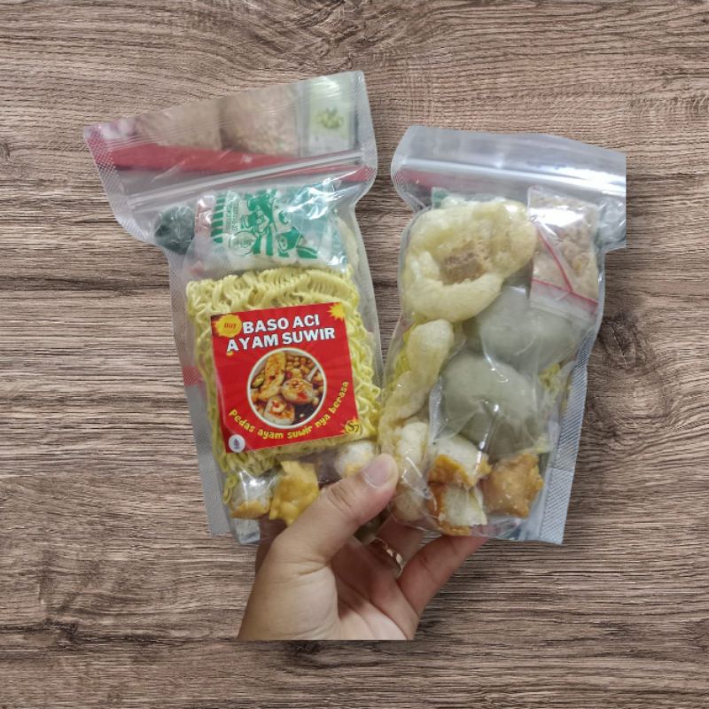 Jual Baso Aci instan paket 3pcs murah / Bakso Aci instan komplit ...