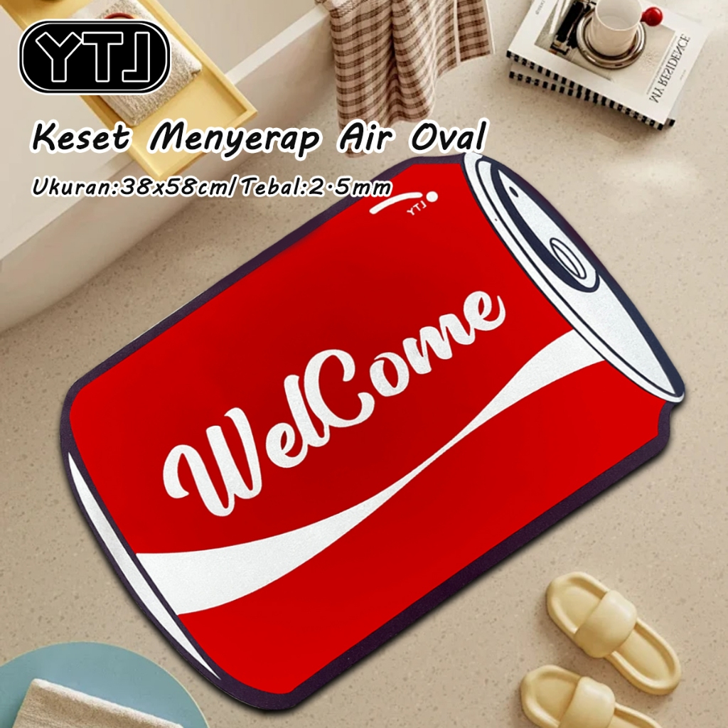Jual YTJ Keset Menyerap Air karakter 38x58cm Keset Kamar Mandi Menyerap ...