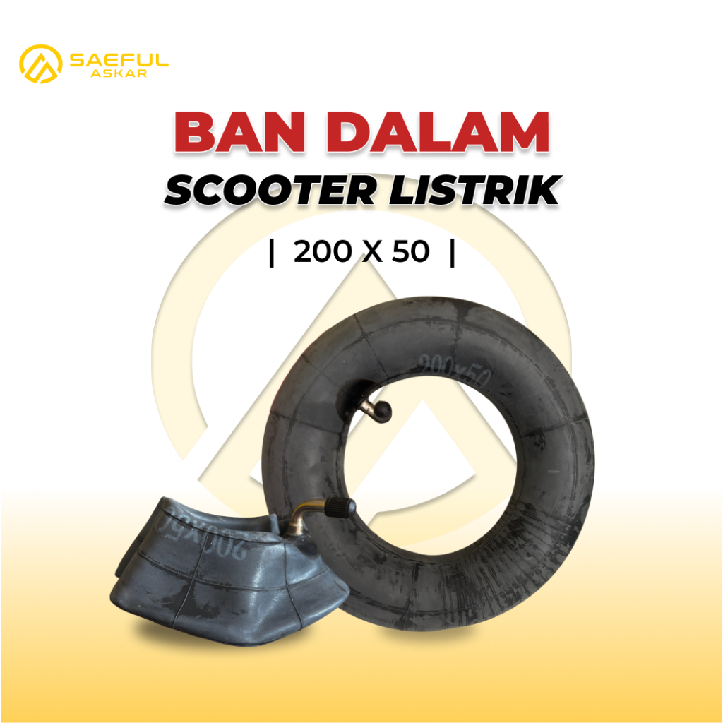 Jual Ban Dalam Skuter Listrik Ring 8 ukuran 200x50 Selis Mr Jackie | Shopee Indonesia