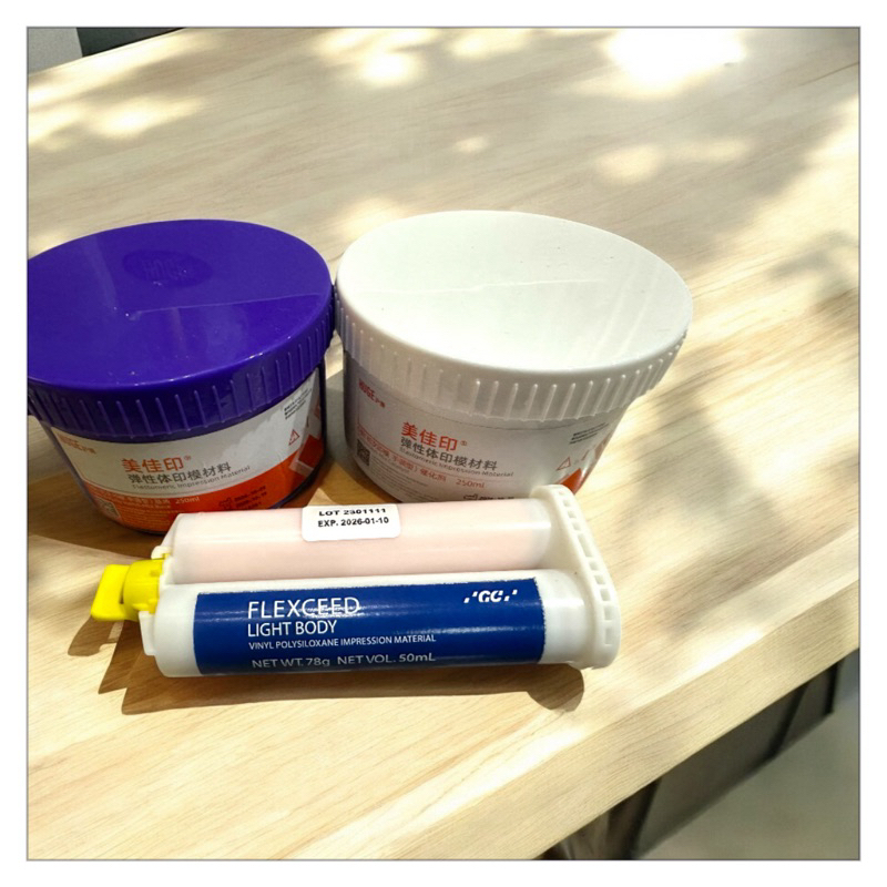 Jual dental double impression / bahan cetak elastomer putty wash light ...