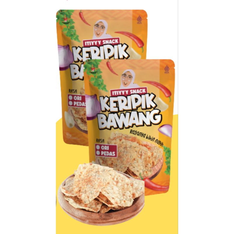 Jual Keripik Bawang Pedas Itiyyy Snack – Cemilan Renyah Gurih Isi Banyak, Tanpa Pengawet 100gr ...