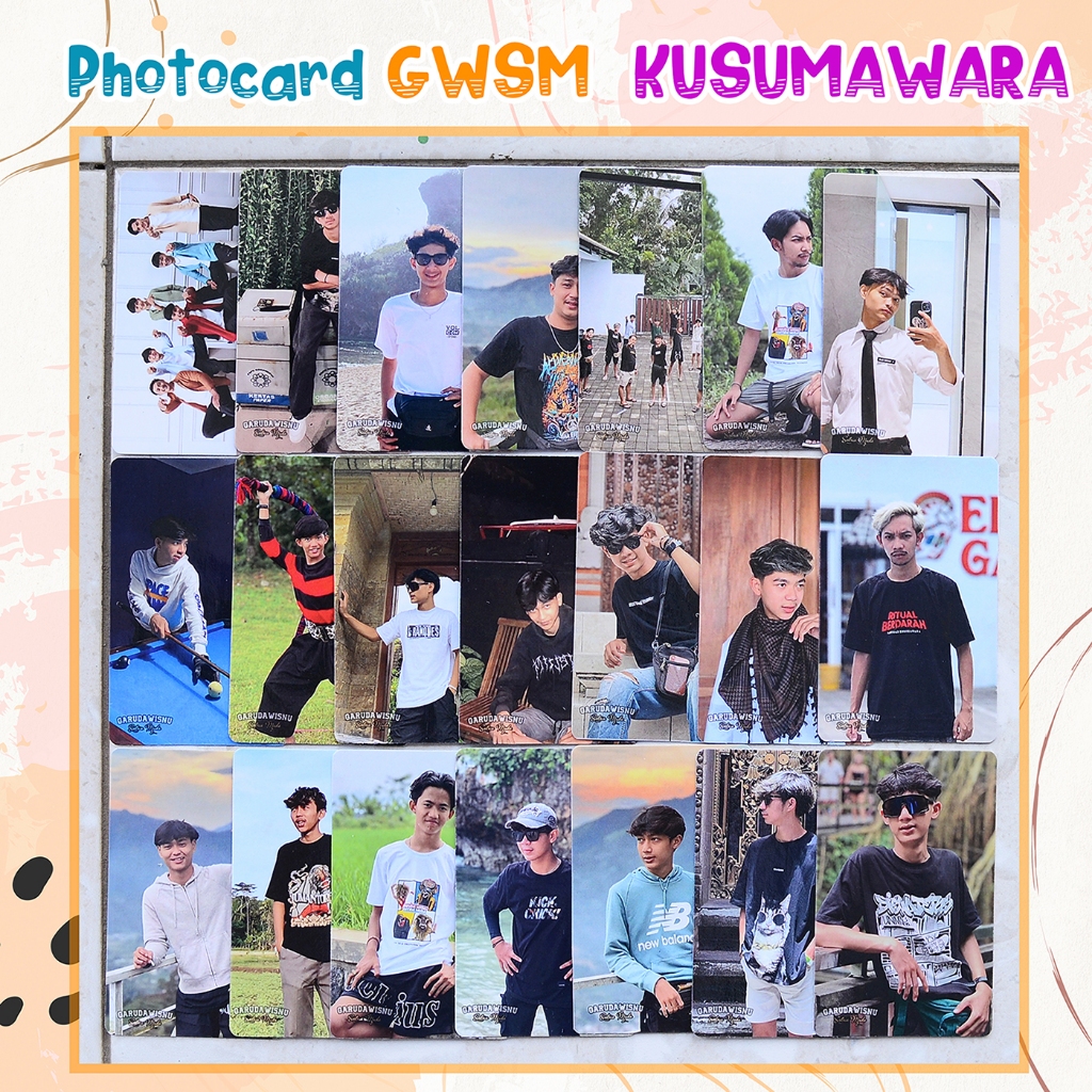 Jual Photocard Gwsm Kusumawara isi 25 pcs Unofficial Fans Made | Shopee ...