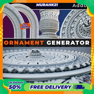 Jual Ornament Generator v1.1 FULL 3D Blender addons Plugin Terbaru ...