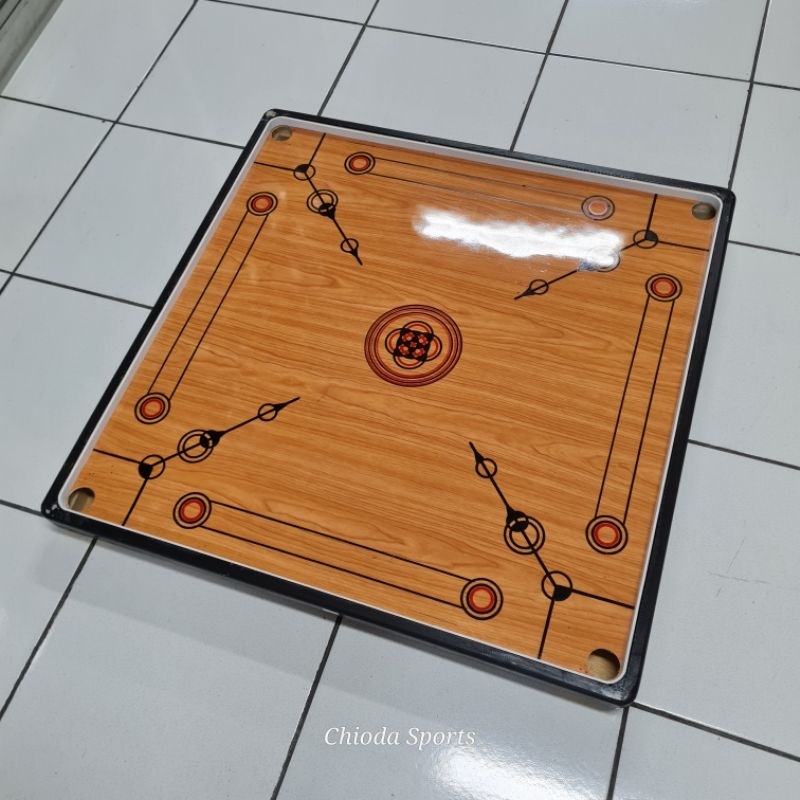 Jual Papan Meja Karambol Krambol Carambol Carrom Table Lokal Ukuran M 75 x 75 cm | Shopee Indonesia