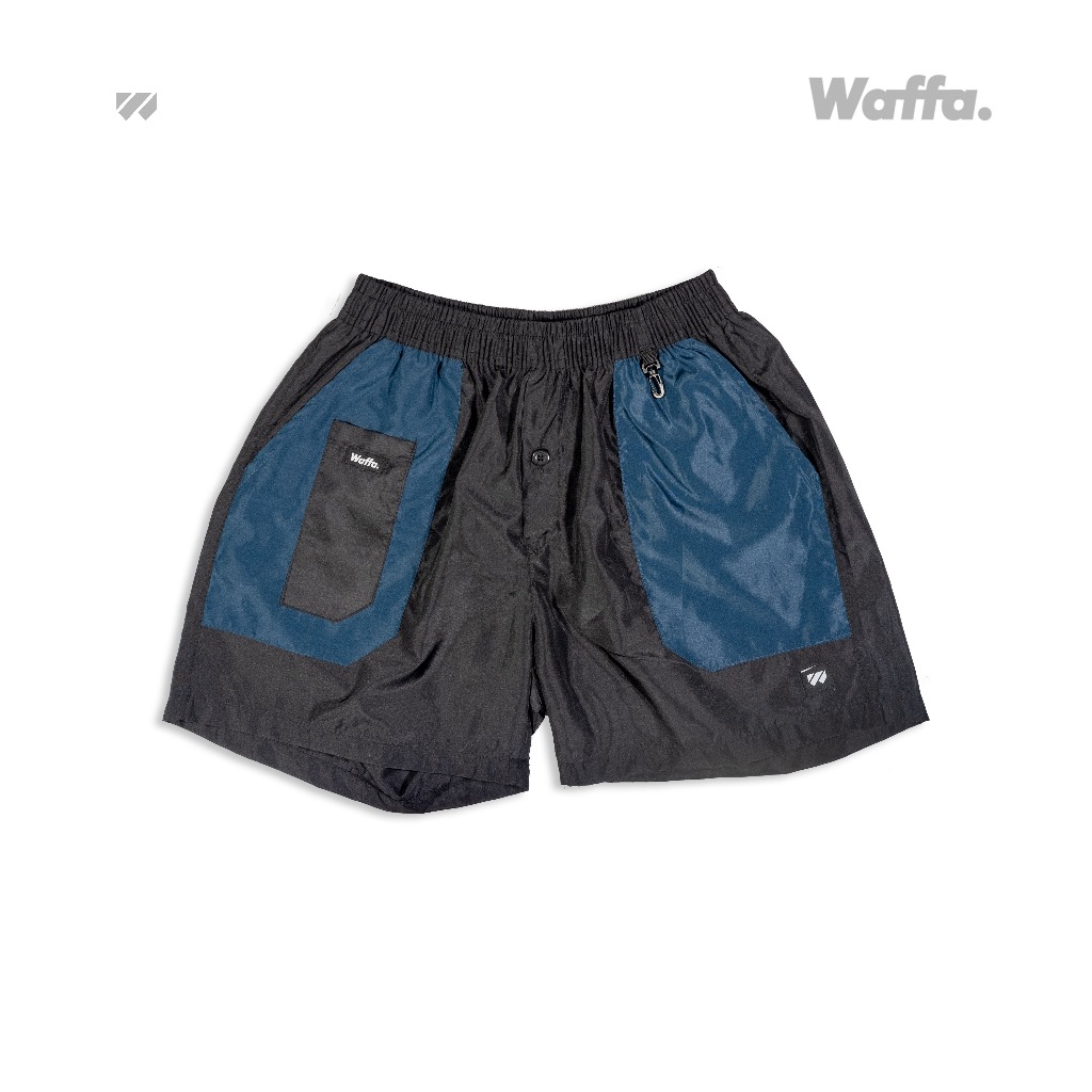 Jual WAFFA - Celana Pendek Boxer Unisex Despo Poliester - Casual Motif ...