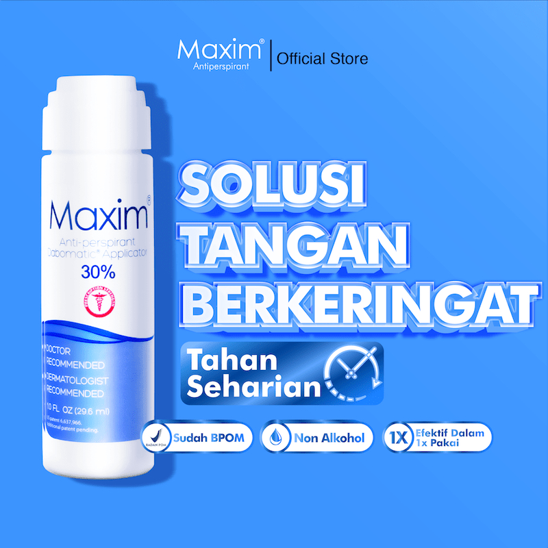 Jual Maxim Antiperspirant Dabomatic 30 Deodoran Tangan dan Kaki Basah ...