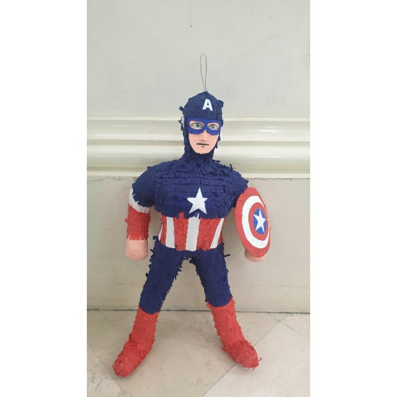 Jual pinata captain amerika/pinata ultah anak/pinata avangers | Shopee ...