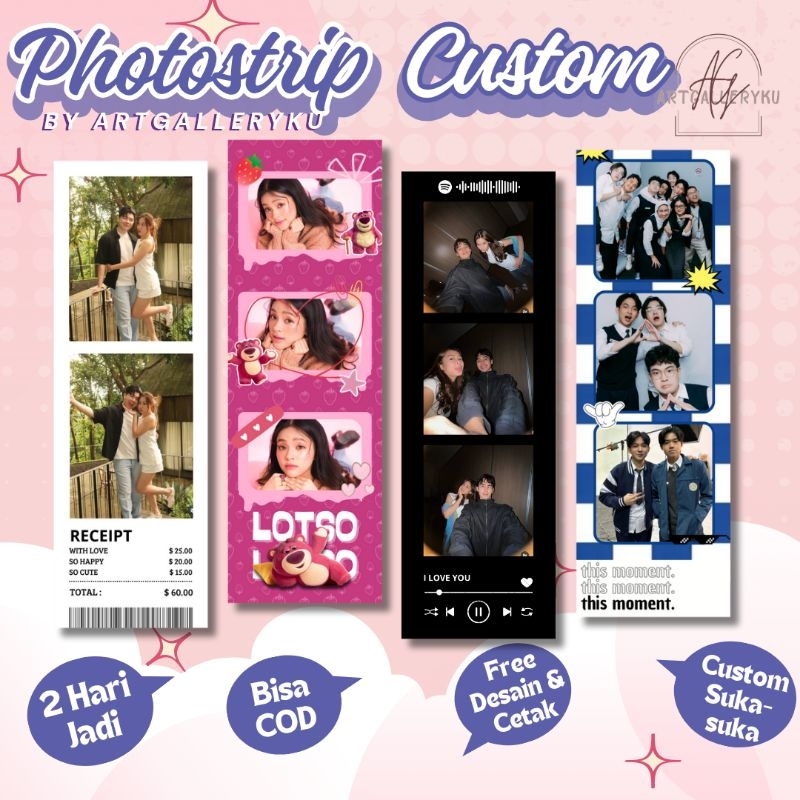 Jual PHOTOSTRIP CUSTOM | FREEBIES HIASAN PHOTOBOX | PHOTOBOOTH CETAK ...