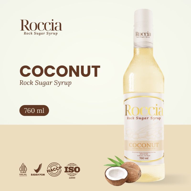 Jual Roccia Rock Sugar Syrup Coconut - Syrup Gula Batu Rasa Coconut ...