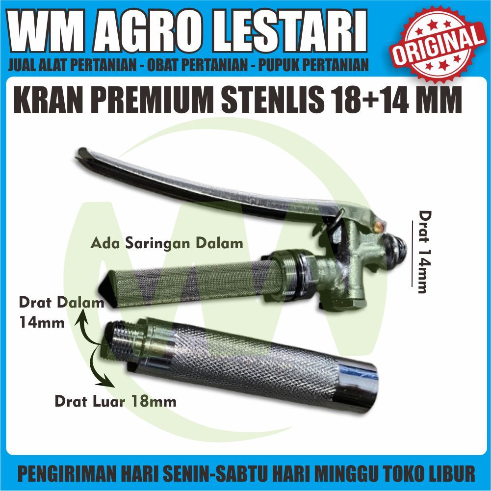 Jual Handle Stainless Steel Plus Filter Sprayer Elektrik Manual Mesin ...