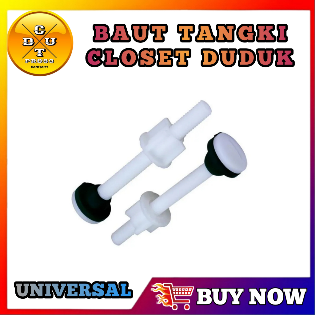 Jual Baut Tangki Closet Duduk, Skrup Tangki Kloset, Baut Skrup Wc, Baut ...