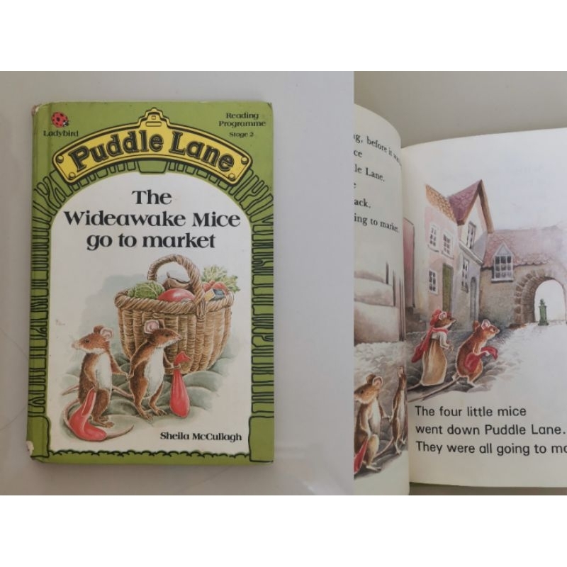 Jual ladybird The wide awake mice go to market preloved thrift bekas ...