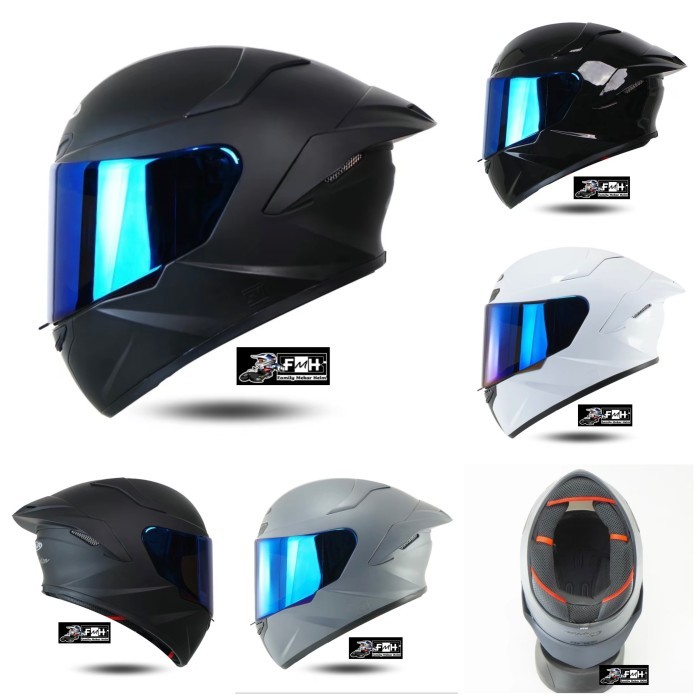 Jual HELM MLA TTC CRYPTON ORIGINAL SOLID FULL FACE / HELM MLA / HELM ...