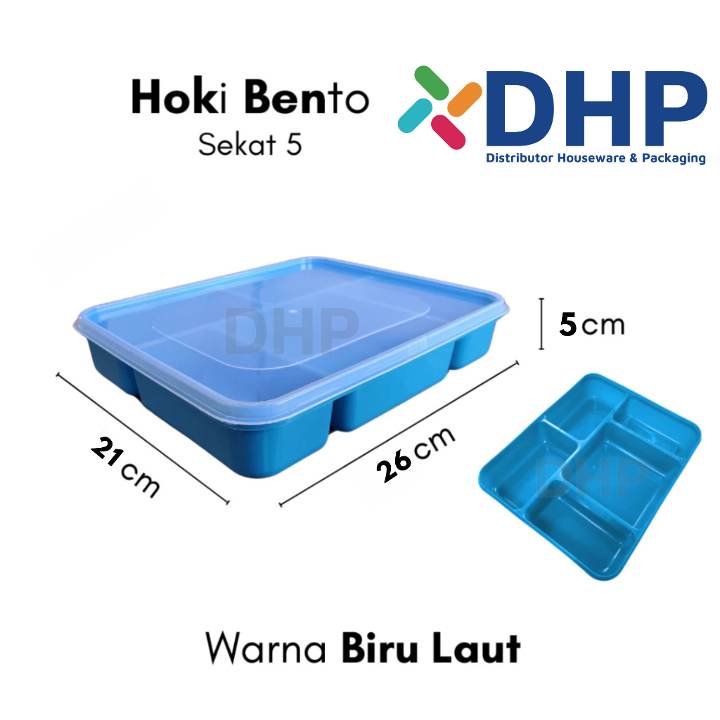 Jual Lunch Box Bento 5 Sekat Makan Siang Gratis MBG Tempat Makan ...