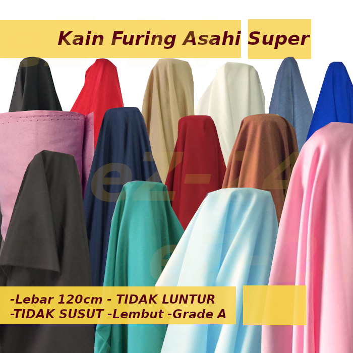 Jual Kain Furing Asahi Super Premium Lebar 120CM | Shopee Indonesia