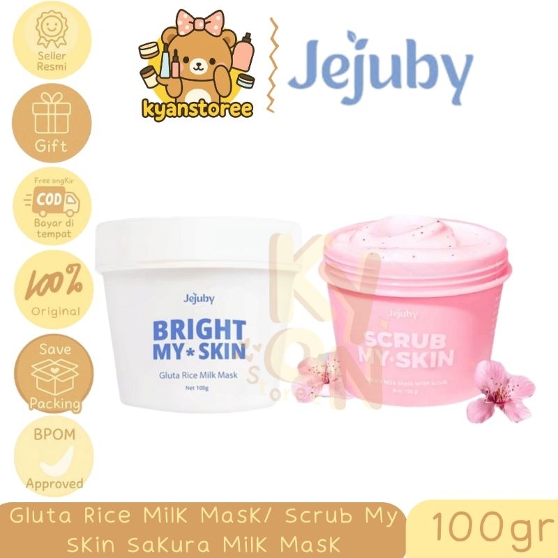 Jual JEJUBY 2IN1 BODY BLEACHING & SLEEPING BODY MASK / JEJUBY SCRUB MY ...