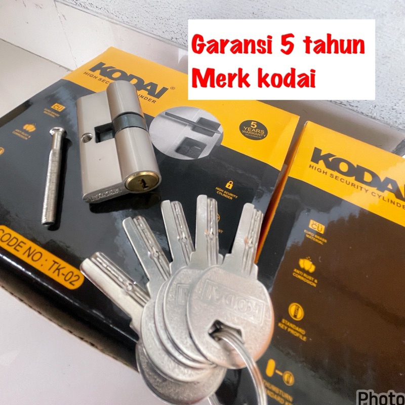 Jual silinder kunci pintu ukuran besar kodai garansi 5 tahun/ cylinder ...